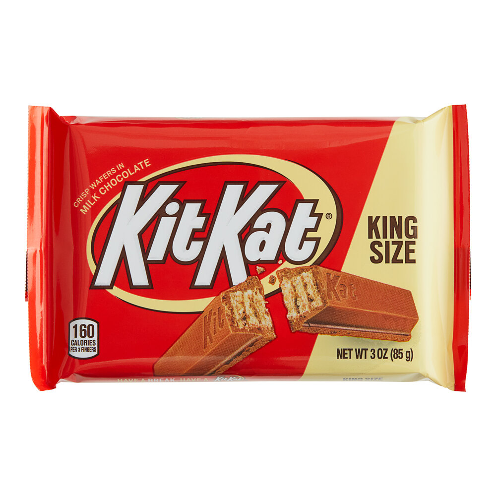 KIT KAT® King Size Milk Chocolate Bar 3 oz. - 24/Box