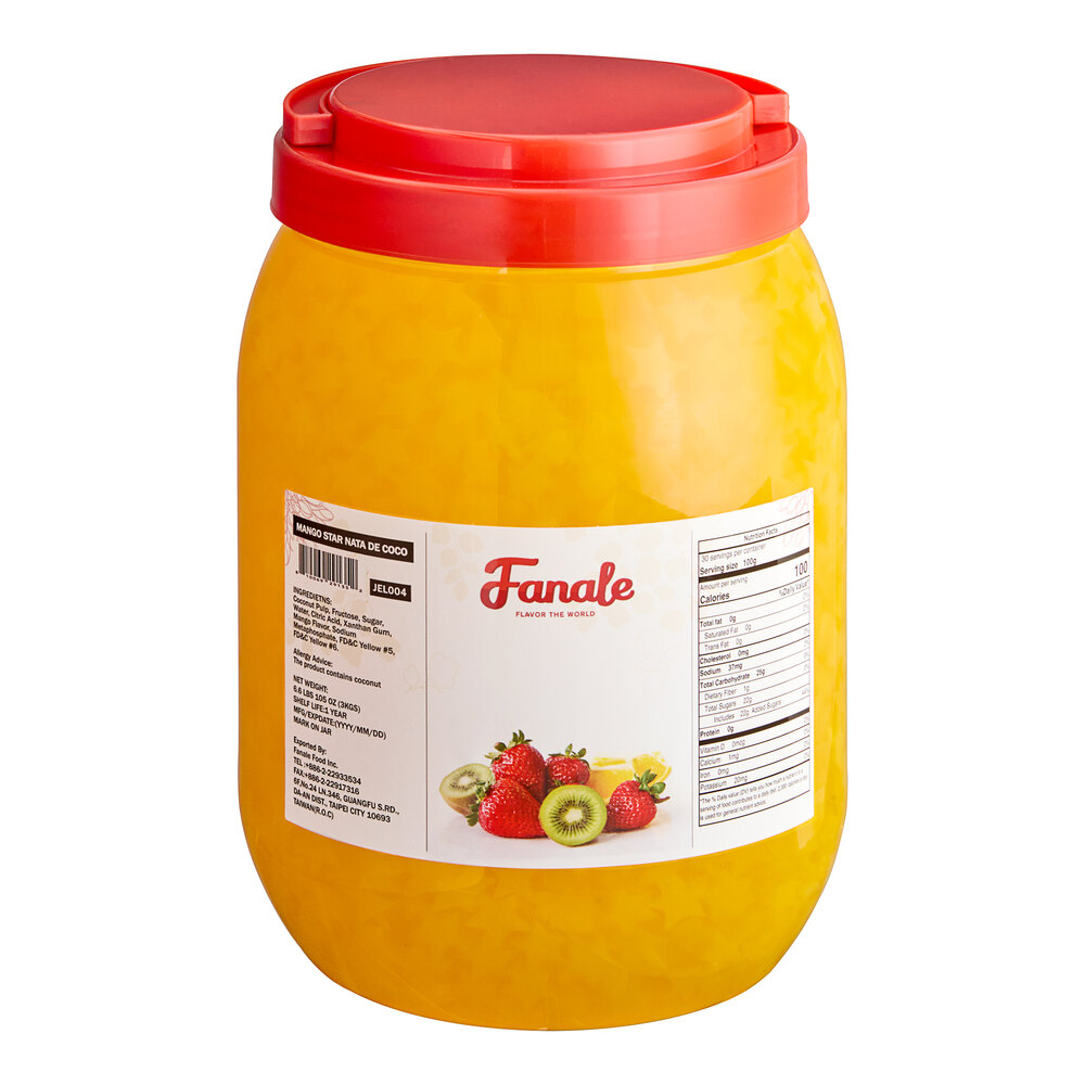 Fanale Mango Star-Shaped Jelly Topping 6.6 lb.