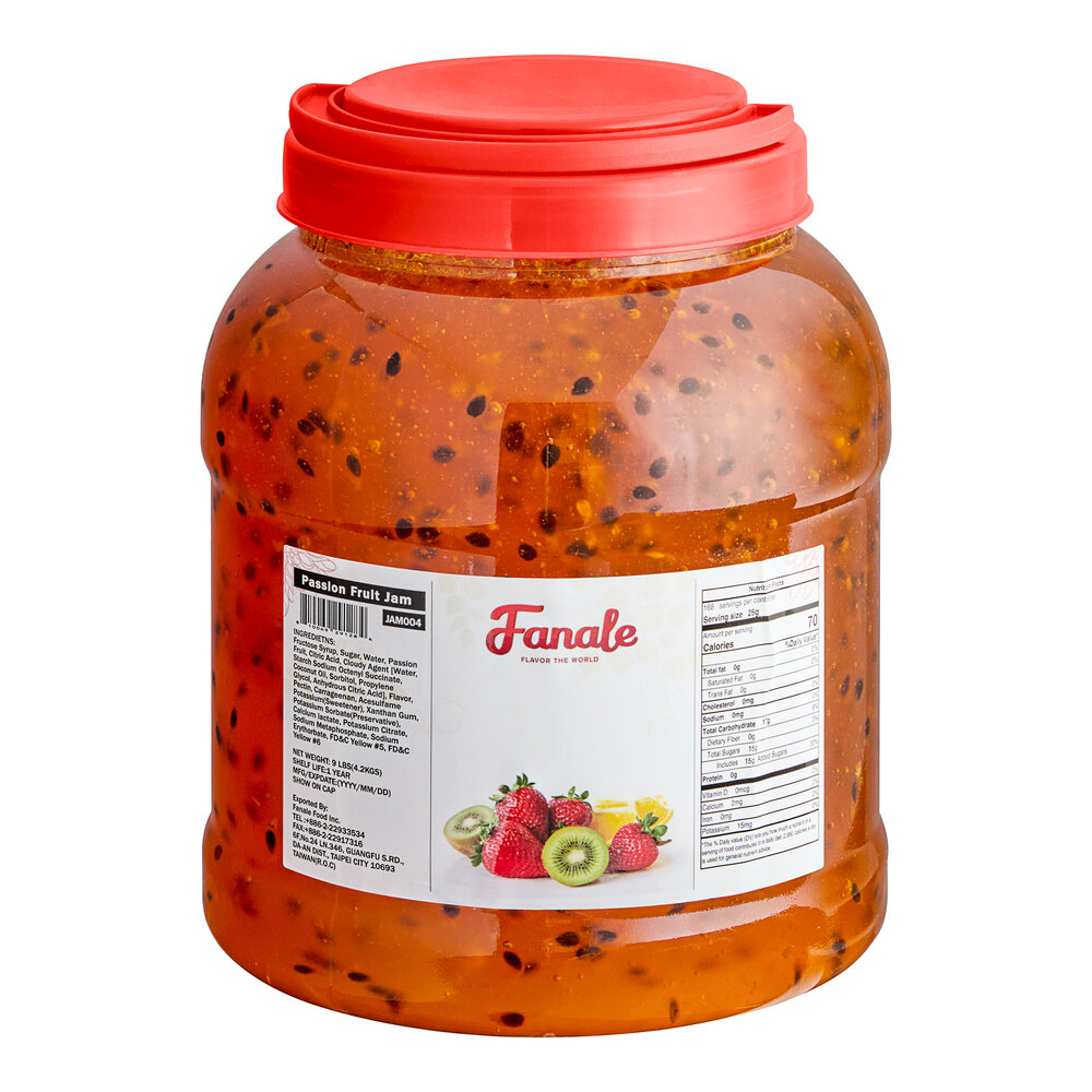 Fanale Passion Fruit Jam / Smoothie Paste 9.24 lb. - 4/Case