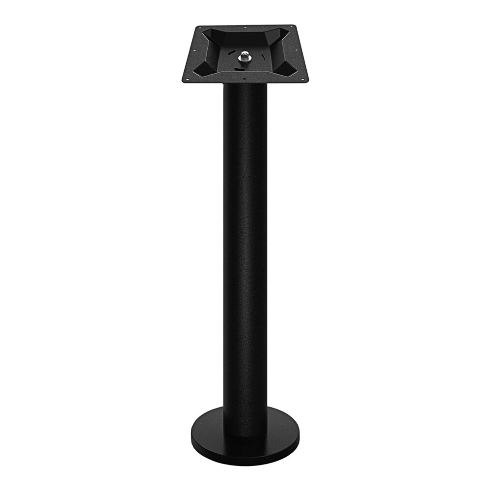 FLAT Tech BDHD10A Bolt-Down 4" Heavy-Duty Bar Height Column Black Table ...