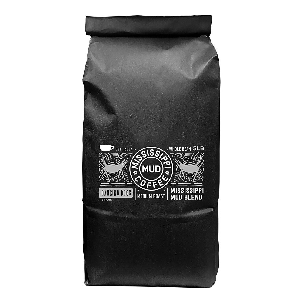 Mississippi Mud Coffee Signature Blend Whole Bean Coffee 5 lb.