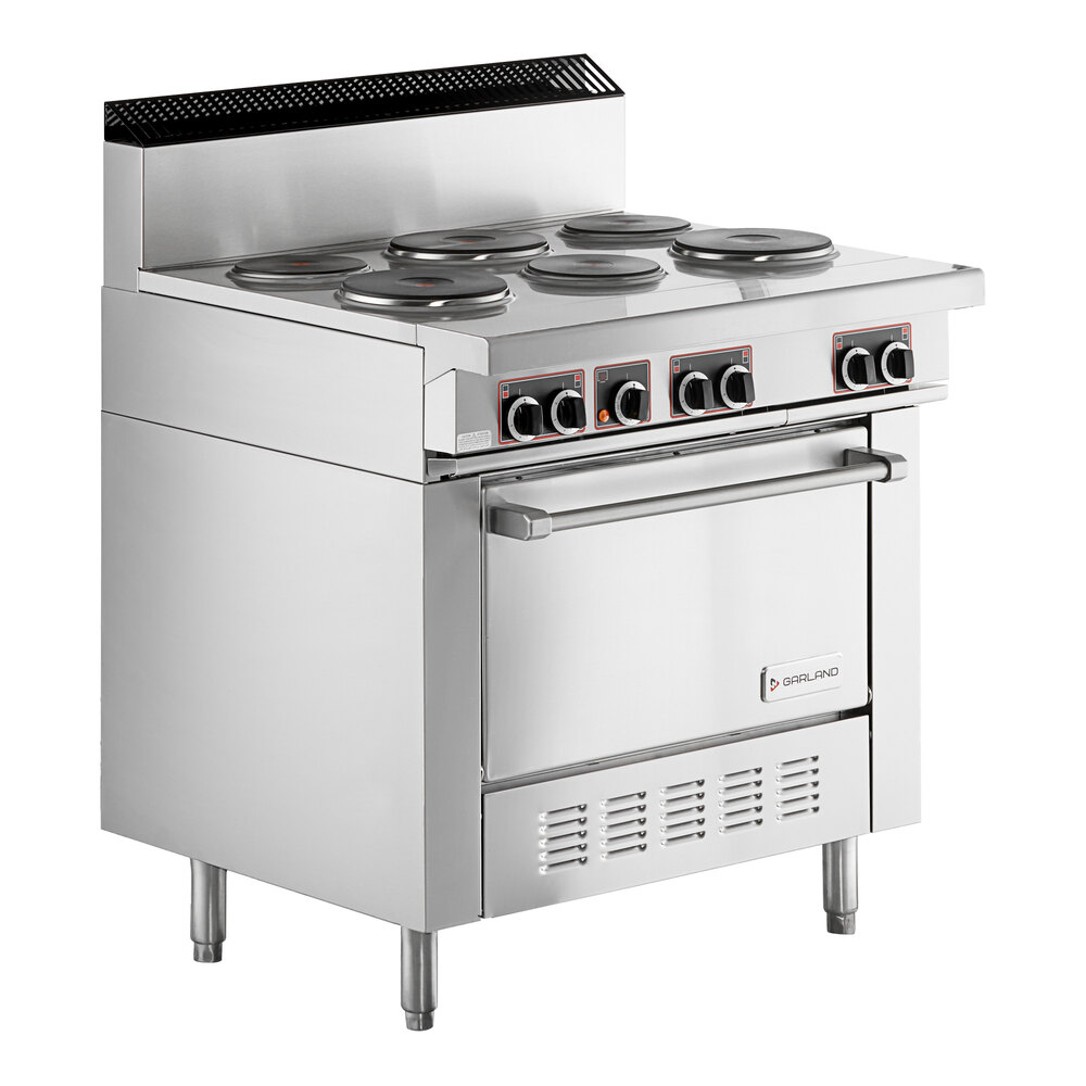 Garland SS686 Sentry Series 6 Sealed Burner Electric Restaurant Range ...