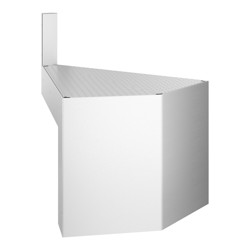 Regency Spec Line 19" x 19" 45-Degree Angle Outside Corner Underbar Filler