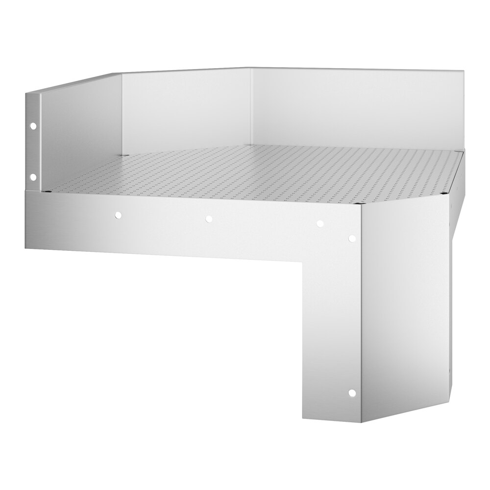 Regency Spec Line 19" x 19" 90-Degree Angle Inside Corner Underbar Filler