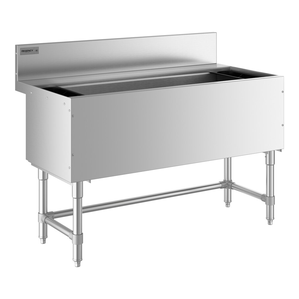 Regency Spec Line 24" x 48" Underbar Ice Bin - 161 lb.
