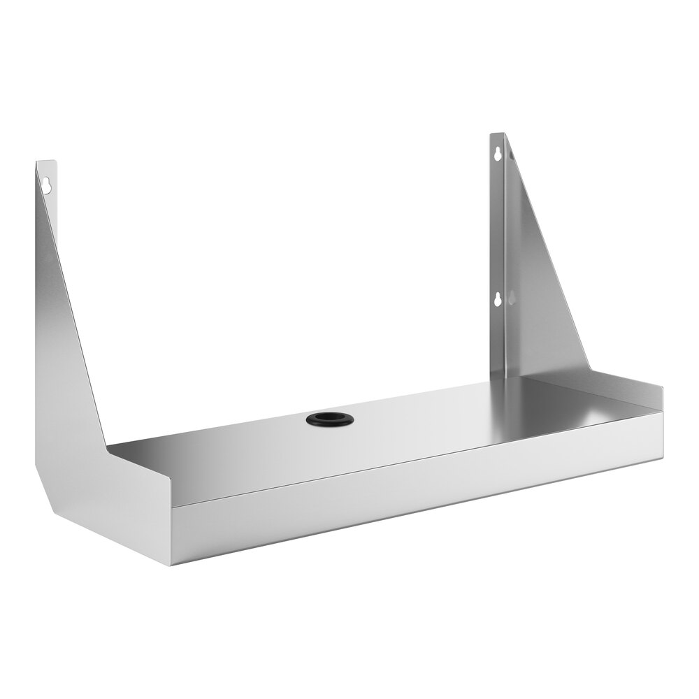 Regency Spec Line 24" Stainless Steel Underbar Blender Shelf