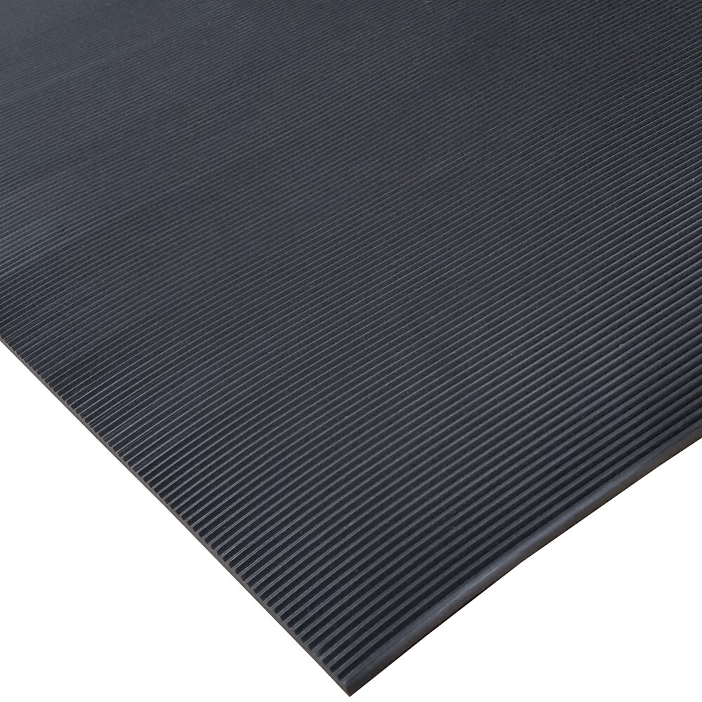 Cactus Mat 1050R-C3 ASTM 3' Wide Corrugated Black Switchboard Runner ...
