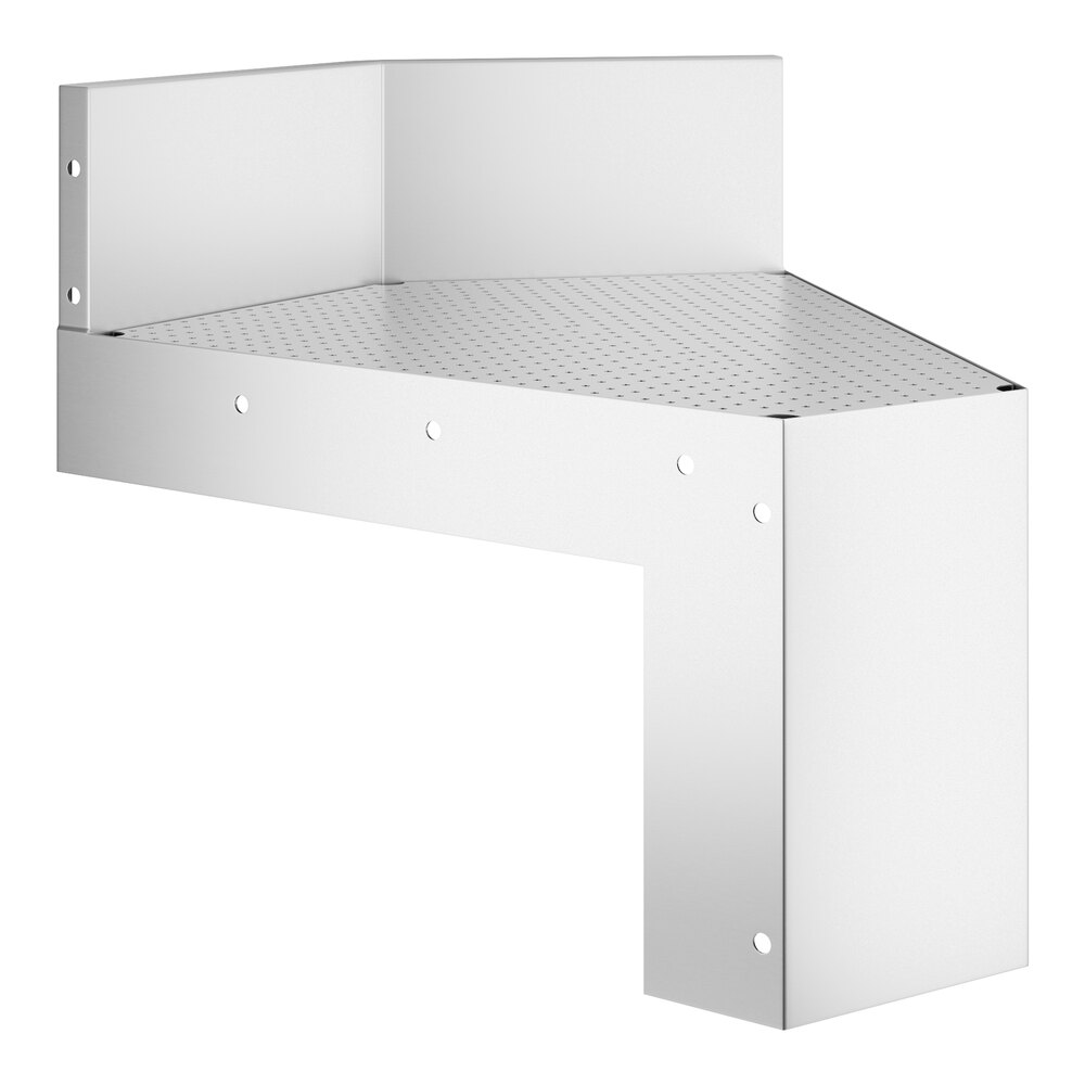 Regency Spec Line 19" x 19" 45-Degree Angle Inside Corner Underbar Filler