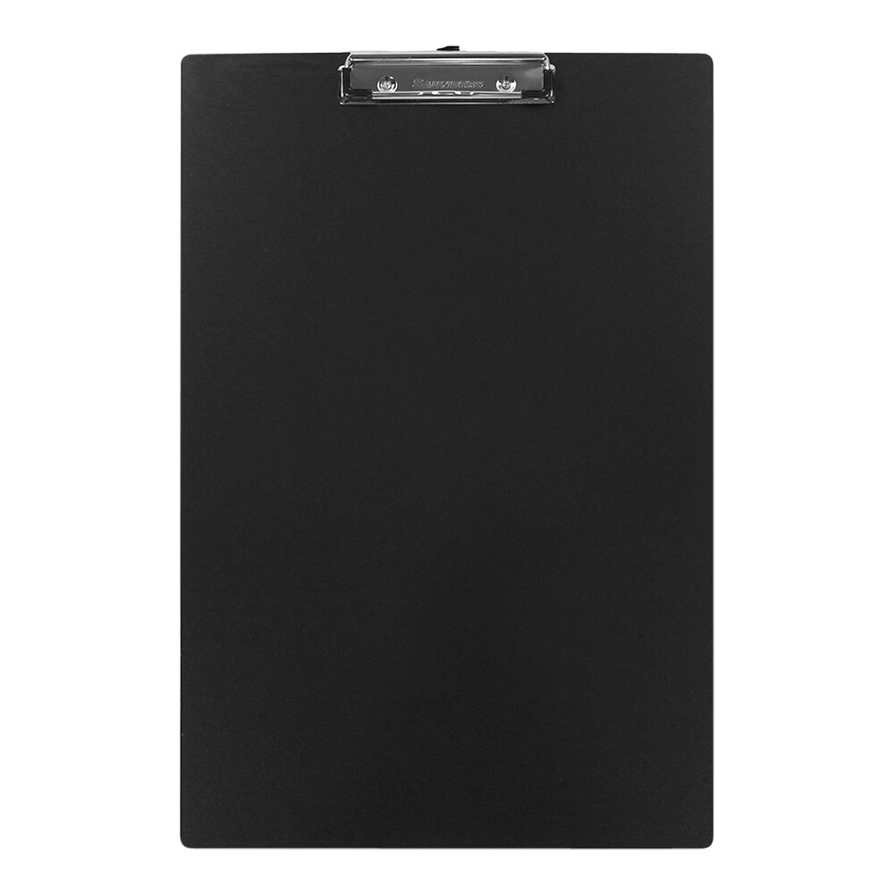 Saunders 11 3/4" x 18" Black Tabloid Size Aluminum Clipboard with ...