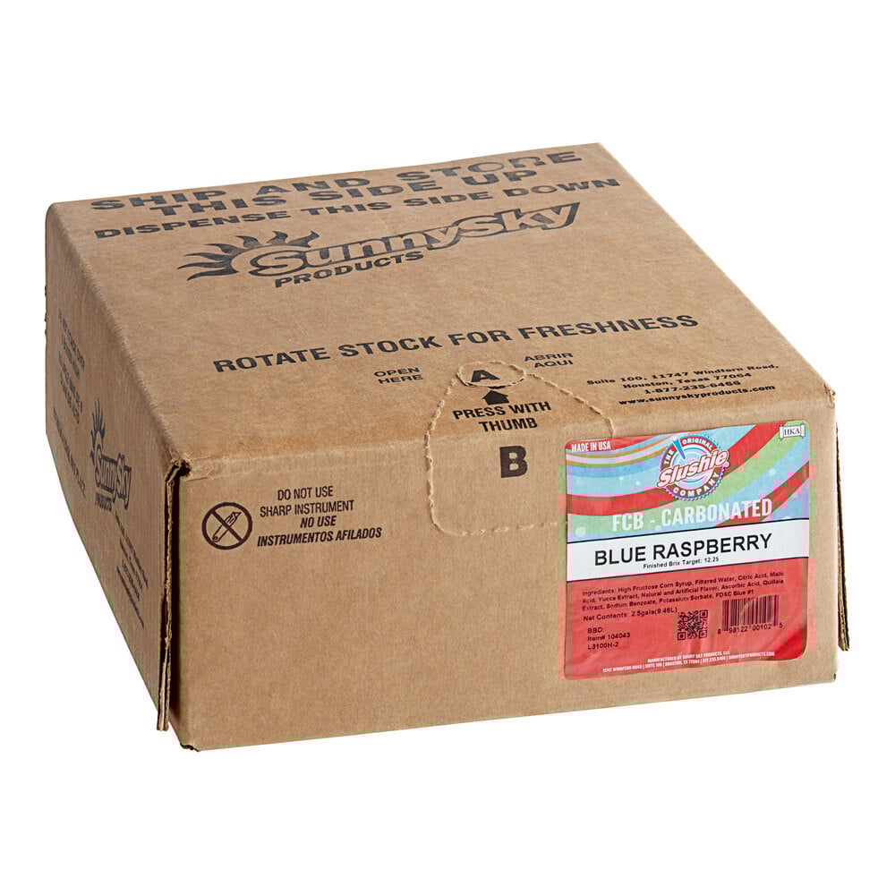 Original Slushie Company Blue Raspberry Carbonated Slushy 5:1 ...