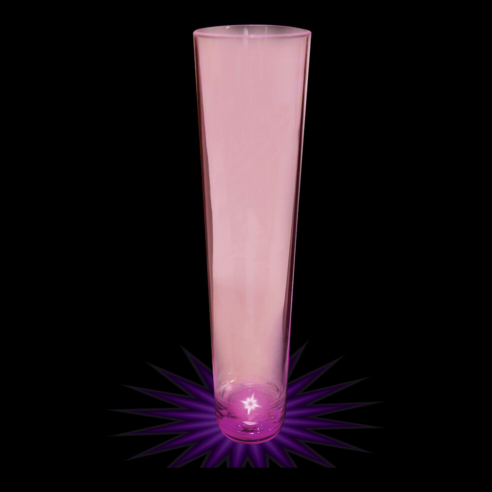 7 oz. Customizable Plastic Champagne Shooter with Purple LED Light - 48 ...