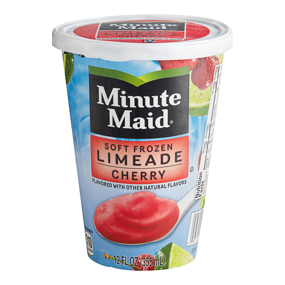 Minute Maid® Soft Frozen Cherry Limeade Cup 12 oz. - 12/Case