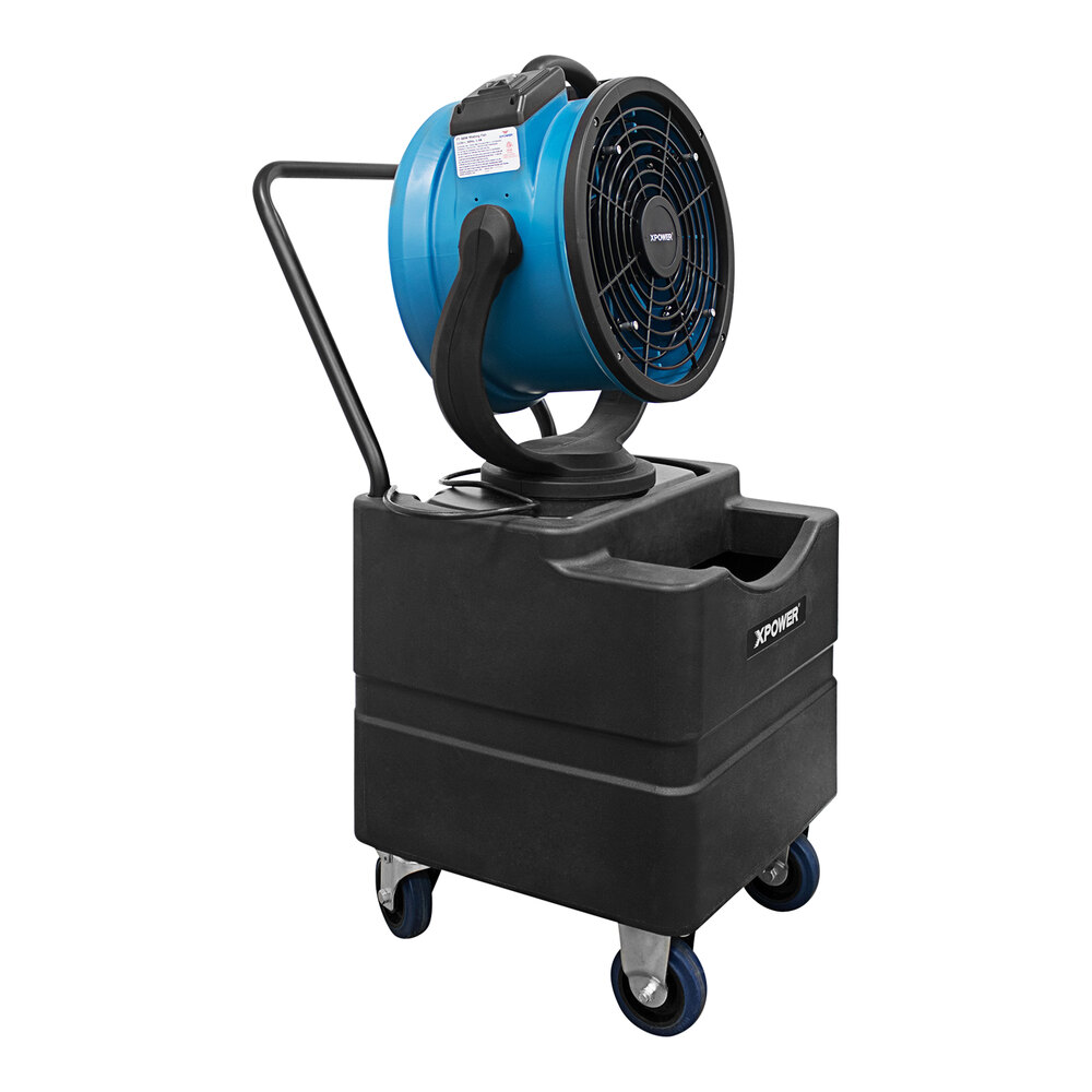 XPOWER Portable 3-Speed Indoor / Outdoor Cooling Misting Fan / Air ...