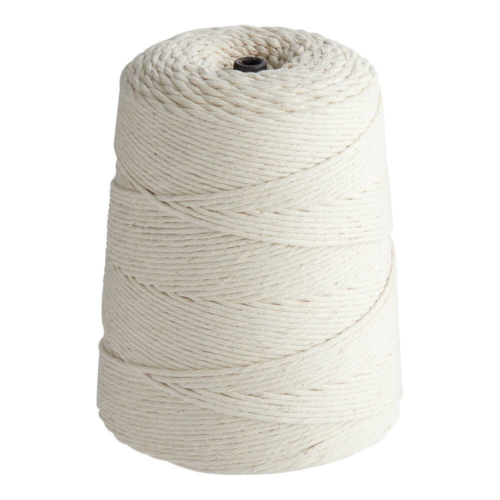 San Jamar 30-Ply 100% Cotton Butcher's Trussing Twine 2 1/2 lb. Cone