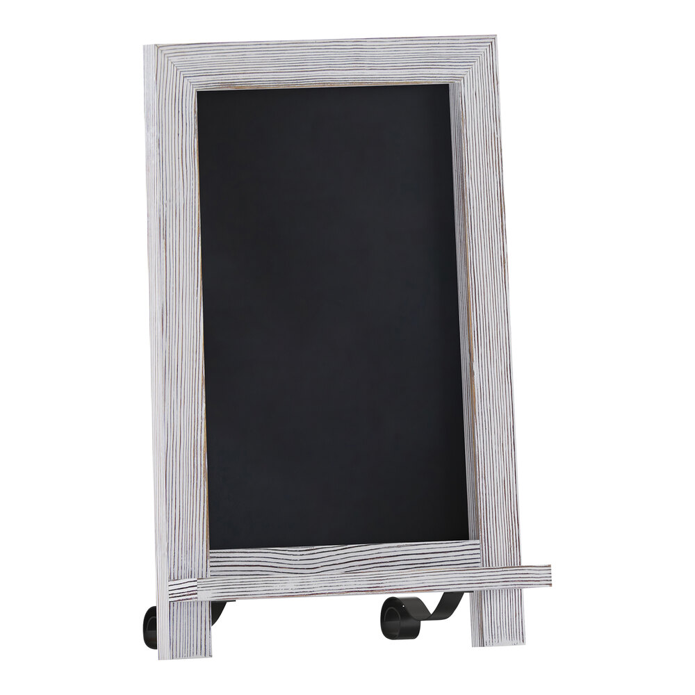 Flash Furniture Canterbury 9 1/2" x 14" Whitewashed Magnetic Tabletop ...