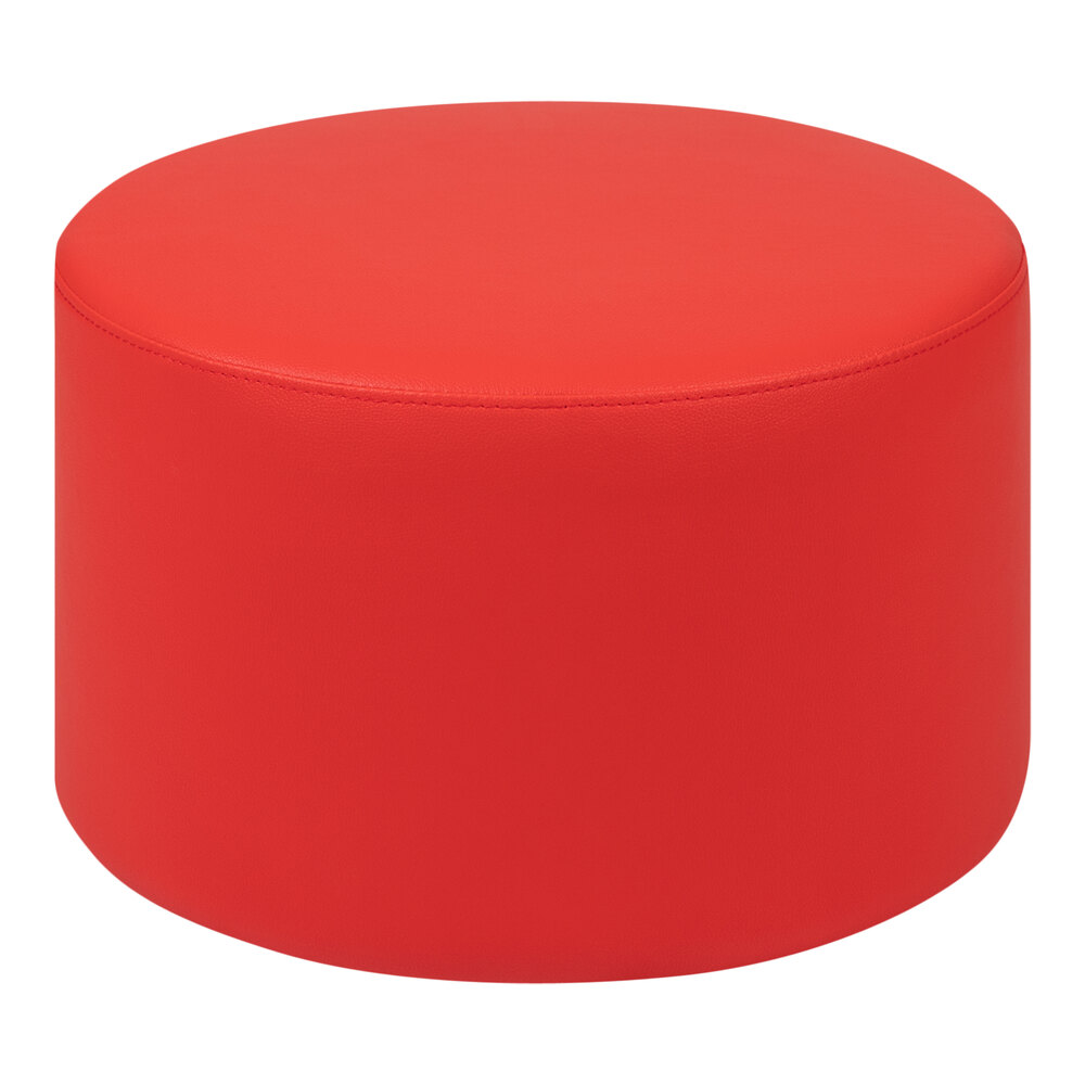 Flash Furniture Nicholas 12" Red Flexible Soft Seating Circle Modular ...