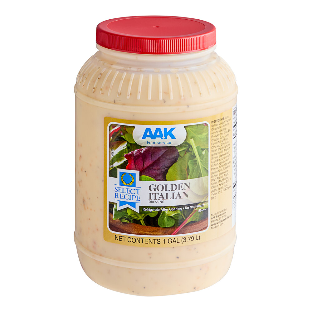 AAK Select Recipe Golden Italian Dressing 1 Gallon Container