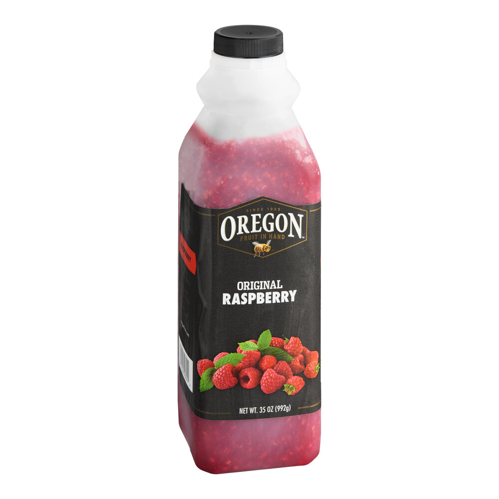 Oregon Fruit In Hand Original Diced Raspberry with Diced Fruit 35 oz ...