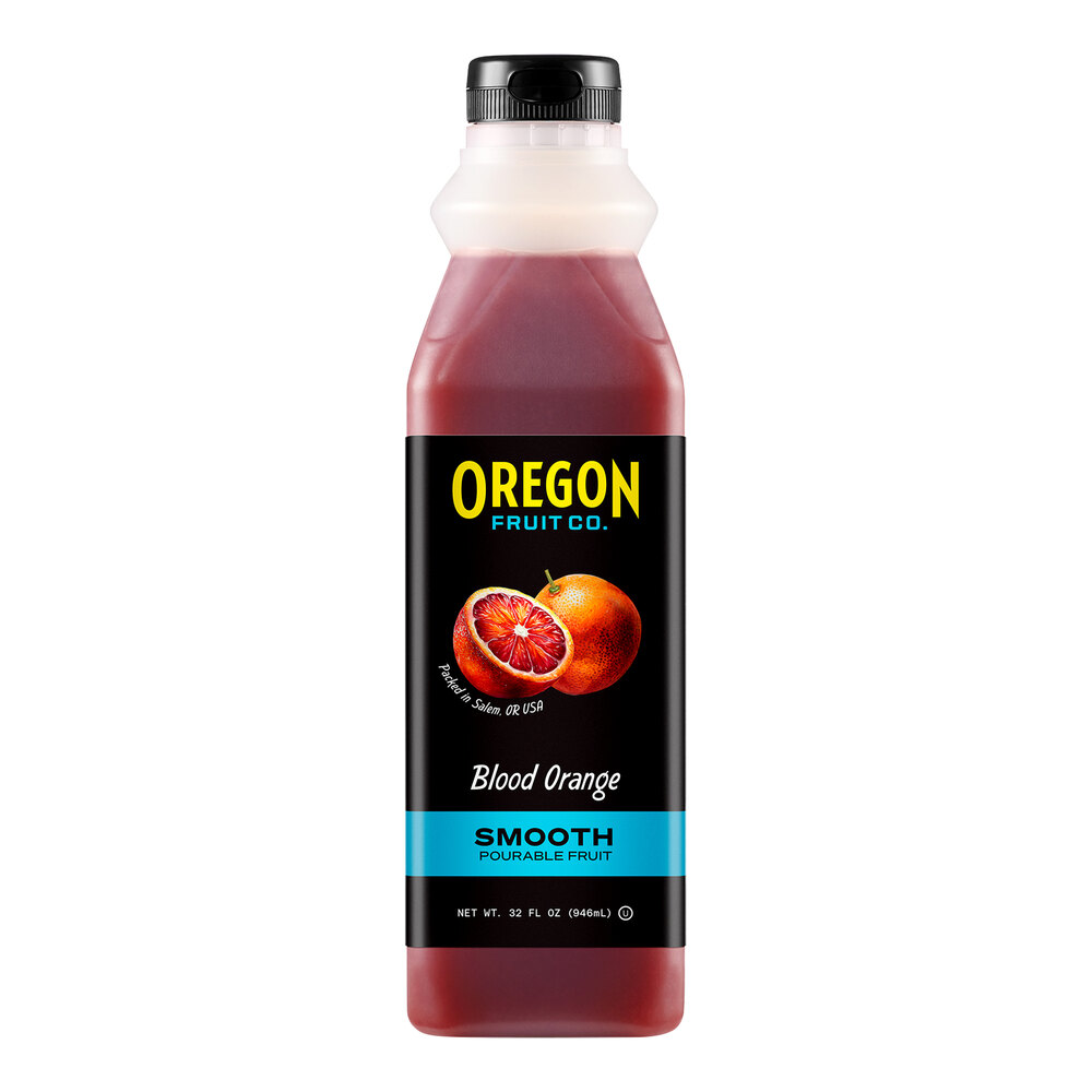 Oregon Blood Orange Smooth Pourable Fruit 32 fl. oz. - 6/Case