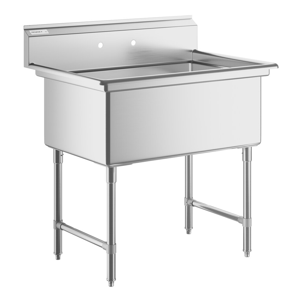 Regency Spec Line 41" 14 Gauge Stainless Steel One Compartment ...