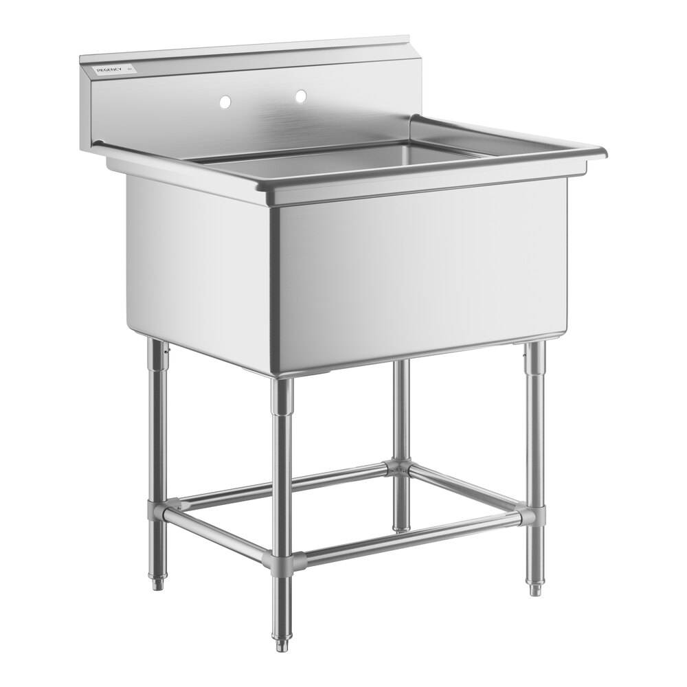 Regency Spec Line 35" One Compartment Commercial Sink