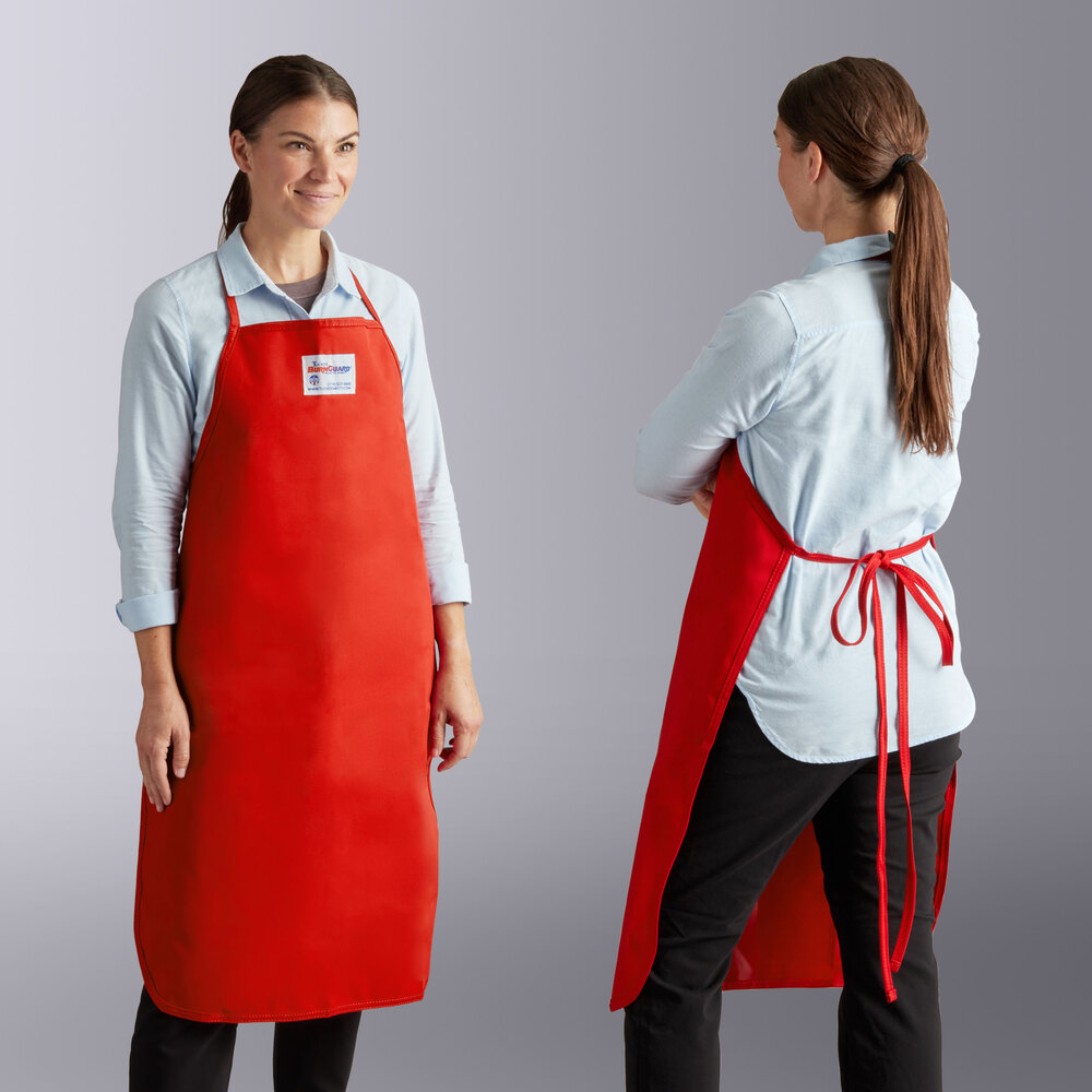 Tucker Safety Products Burnguard 36" Red Apron 50360