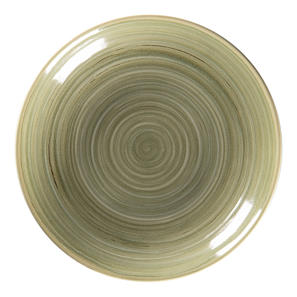 RAK Porcelain Rakstone Spot 11" Emerald Porcelain Deep Coupe Plate - 12 ...