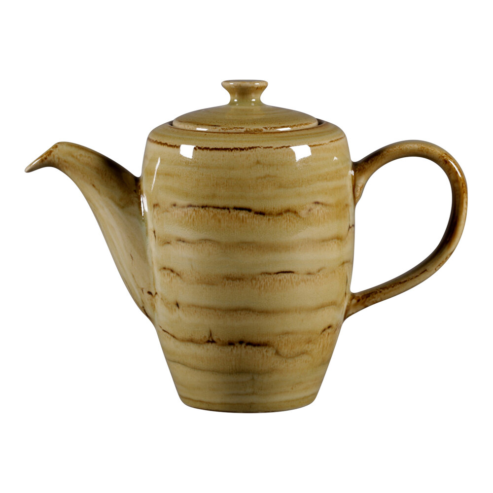 RAK Porcelain Rakstone Spot 11.85 oz. Garnet Porcelain Coffee Pot with ...