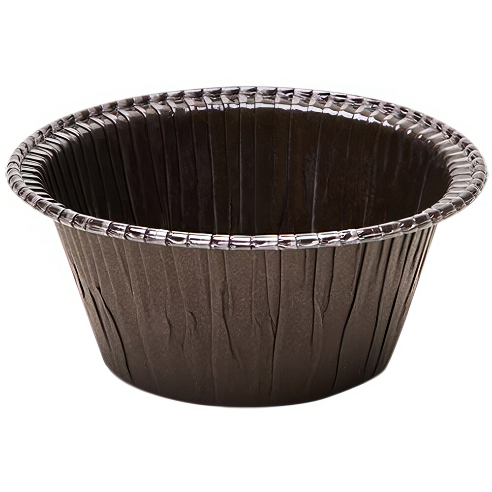 Novacart Ecos OP 80/38 Brown Paper Baking Mold 2 1/4" - 2,520/Case