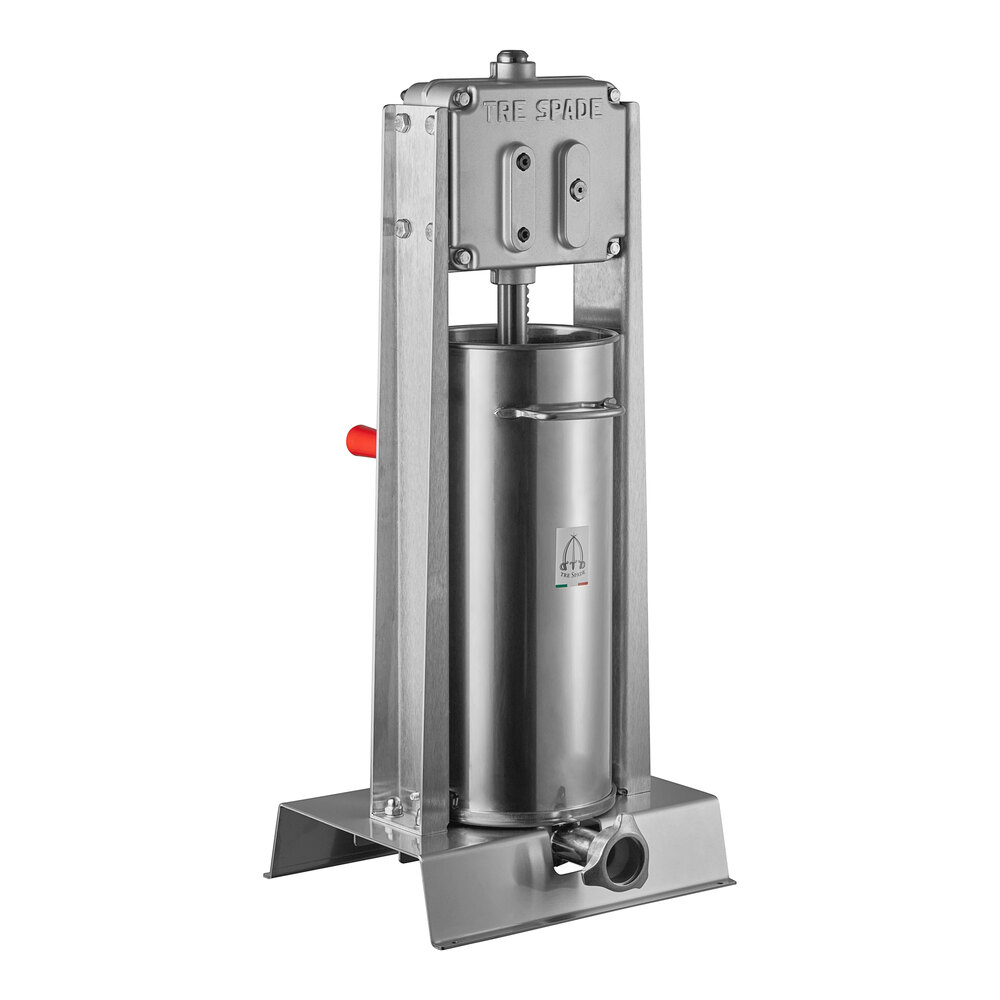 Tre Spade F22500/L 30 lb. Manual Stainless Steel Vertical Sausage Stuffer