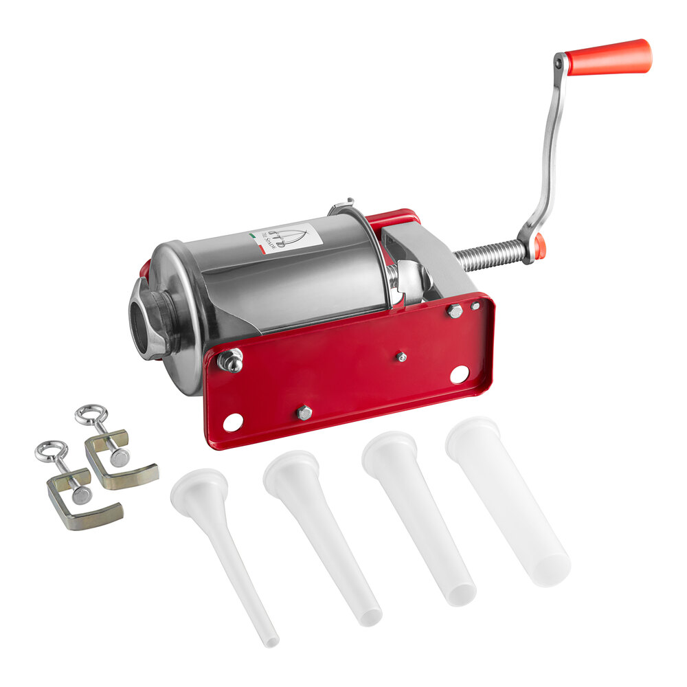 Tre Spade F20300 6 lb. Manual Horizontal 2-Speed Red Enameled Steel ...