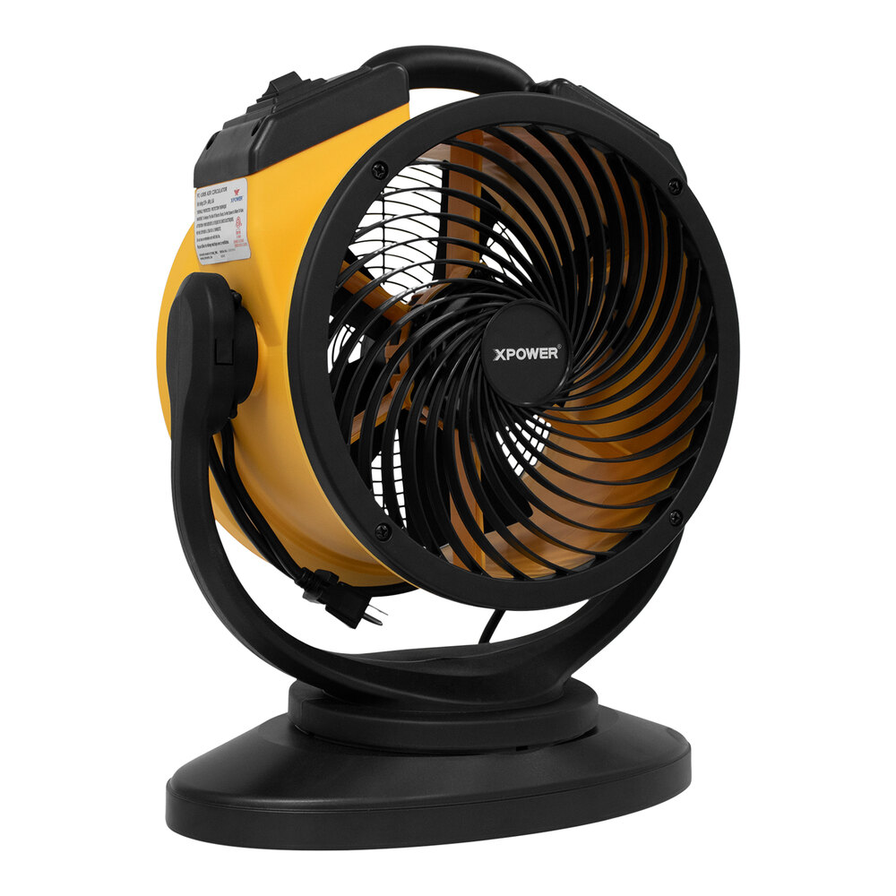 XPOWER FC-100S Pro Air 11" 4-Speed Portable Air Circulator Utility Fan ...