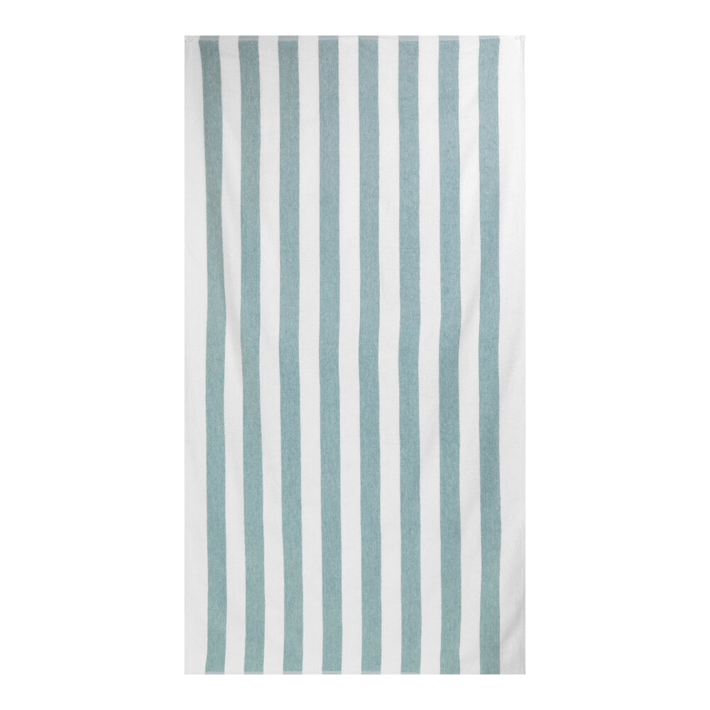 1888 Mills Fibertone Cabana 30" x 60" Seafoam Stripe Cotton / Polyester ...