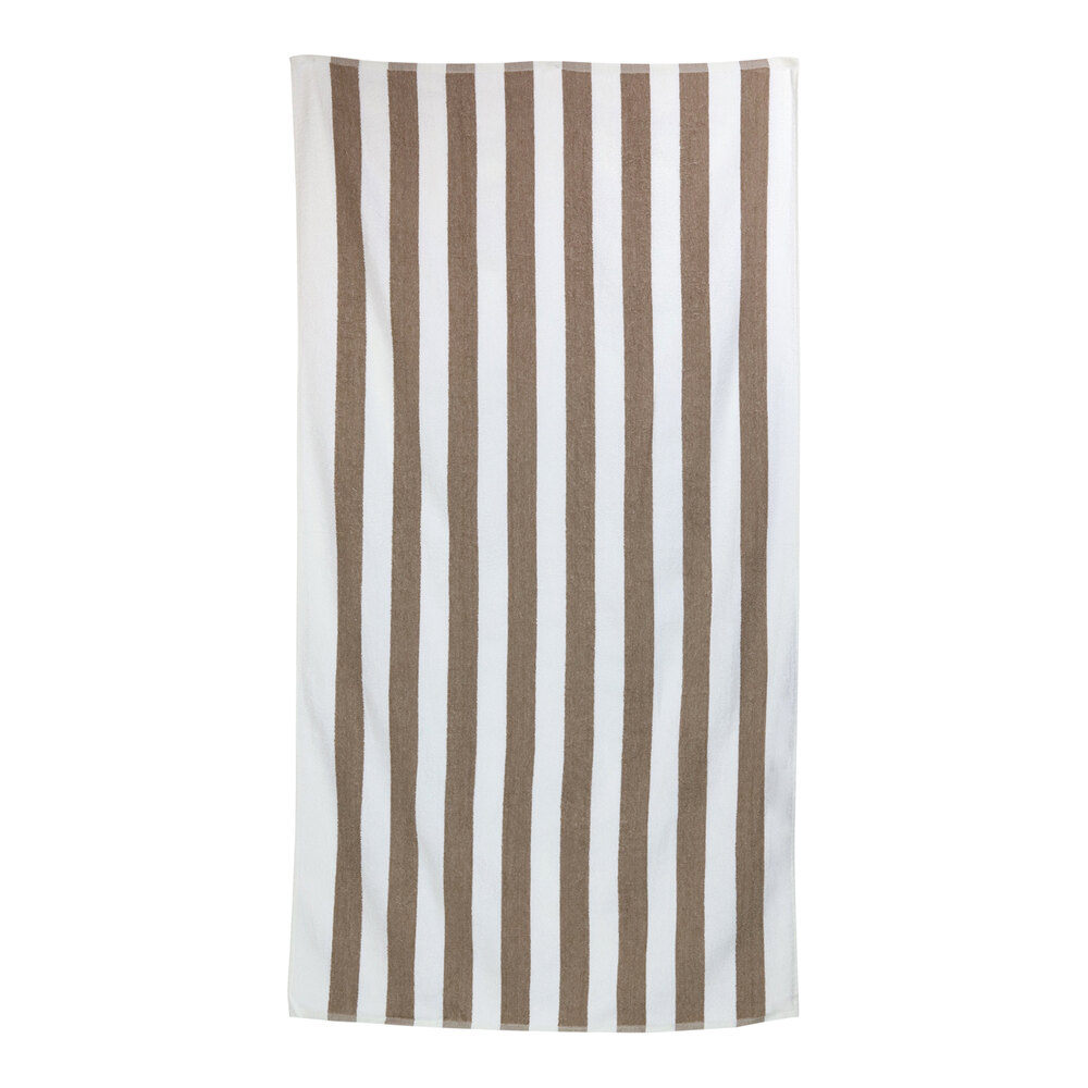 1888 Mills Fibertone Cabana 30" x 60" Tan Stripe Cotton / Polyester ...