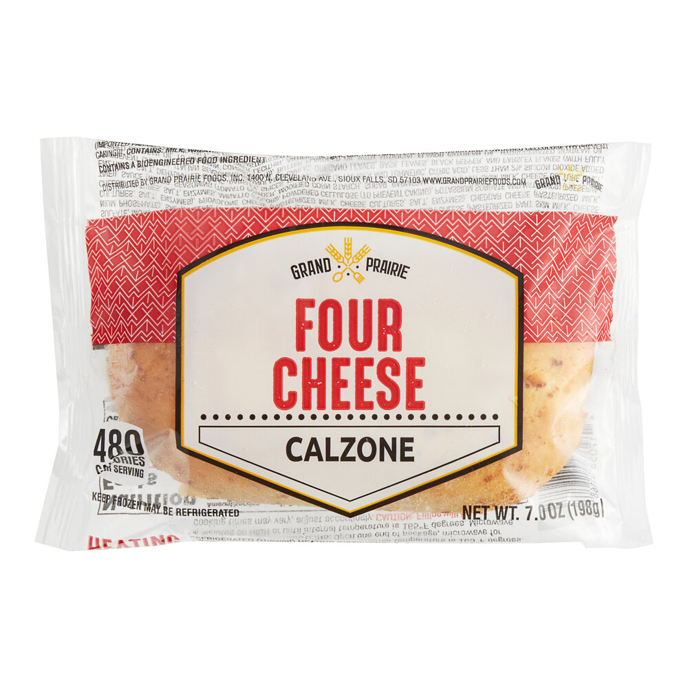 Grand Prairie 4 Cheese Calzone 7 oz. - 12/Case