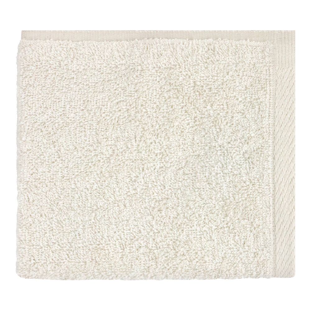 1888 Mills Millenium 13" x 13" Natural 100% Ring-spun Cotton Washcloth ...