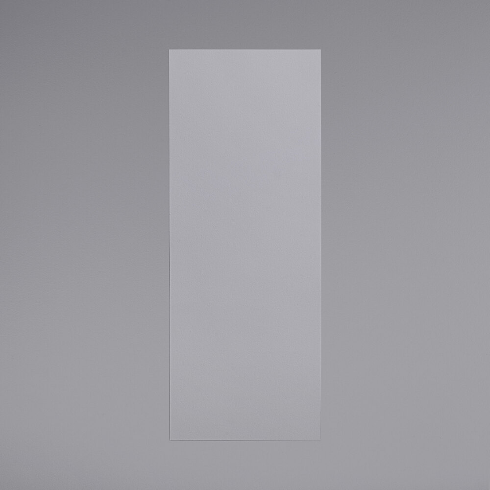 Acopa 4 1/4" x 11" Clear Vinyl Sheet Protector - 50/Pack