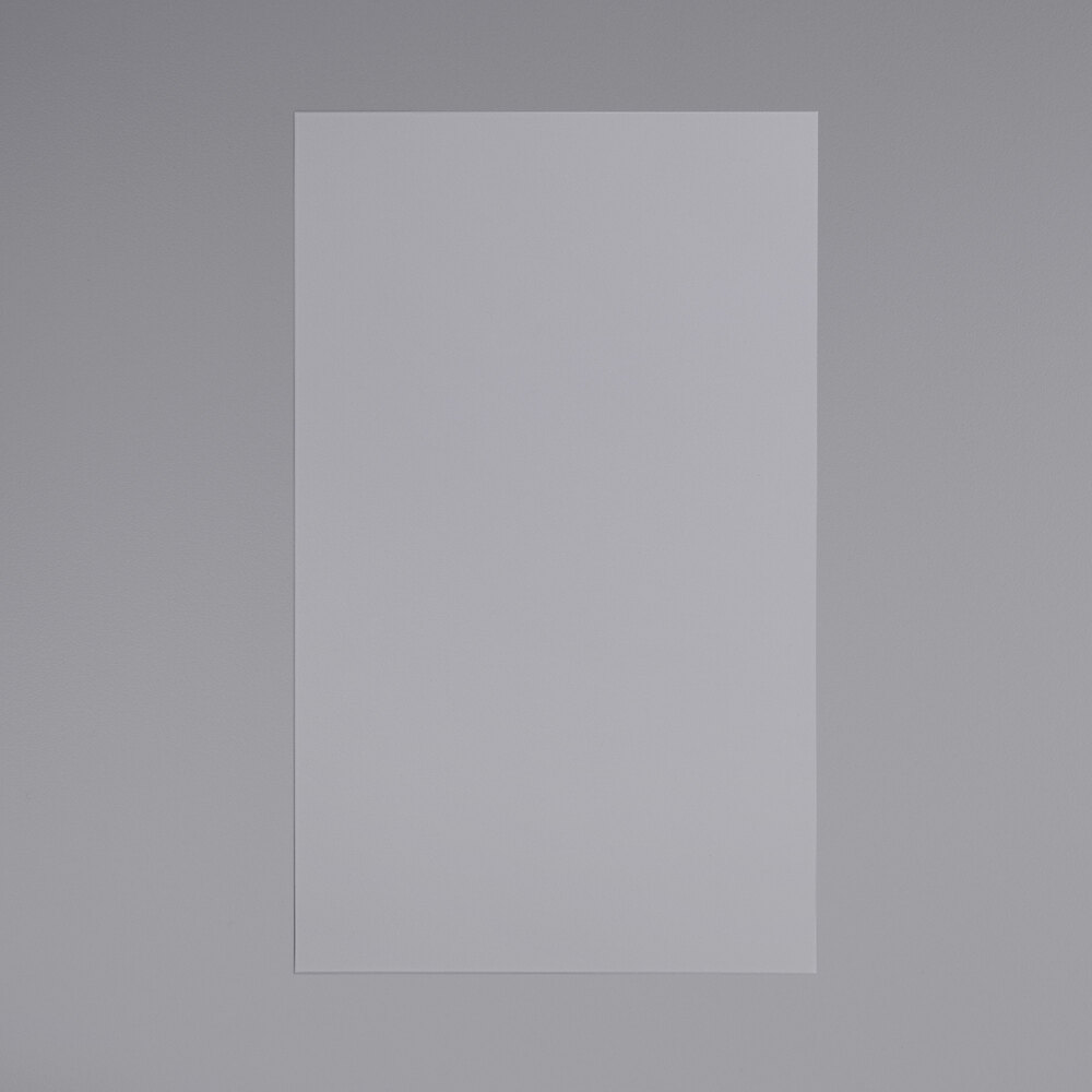 Acopa 8 1/2" x 14" Clear Vinyl Sheet Protector - 50/Pack