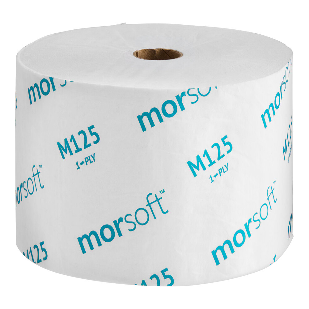 Morcon Morsoft 3 7/8" x 3 3/4" 1-Ply Standard 2,500 Sheet High-Capacity ...