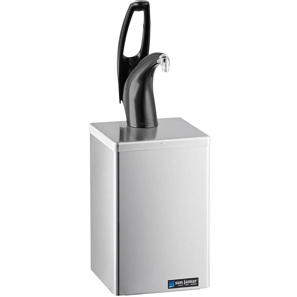 San Jamar P4800BK FrontLine Countertop Condiment Dispenser Box with ...