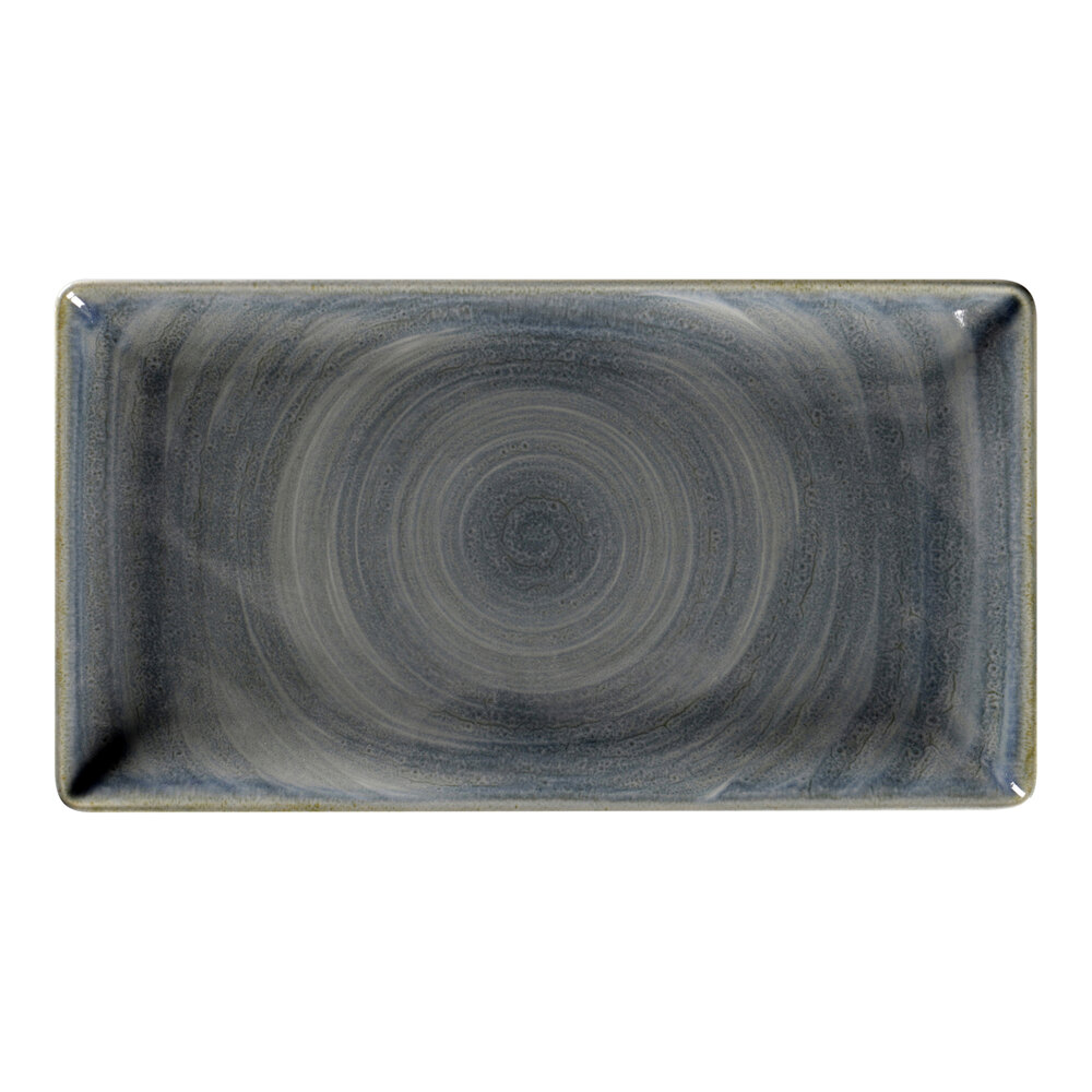 RAK Porcelain Rakstone Spot 13 1/4" x 7 1/8" Jade Porcelain Rectangular ...