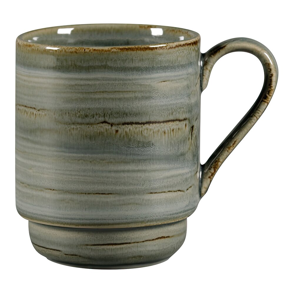 RAK Porcelain Rakstone Spot 10.15 oz. Stackable Peridot Porcelain Mug ...