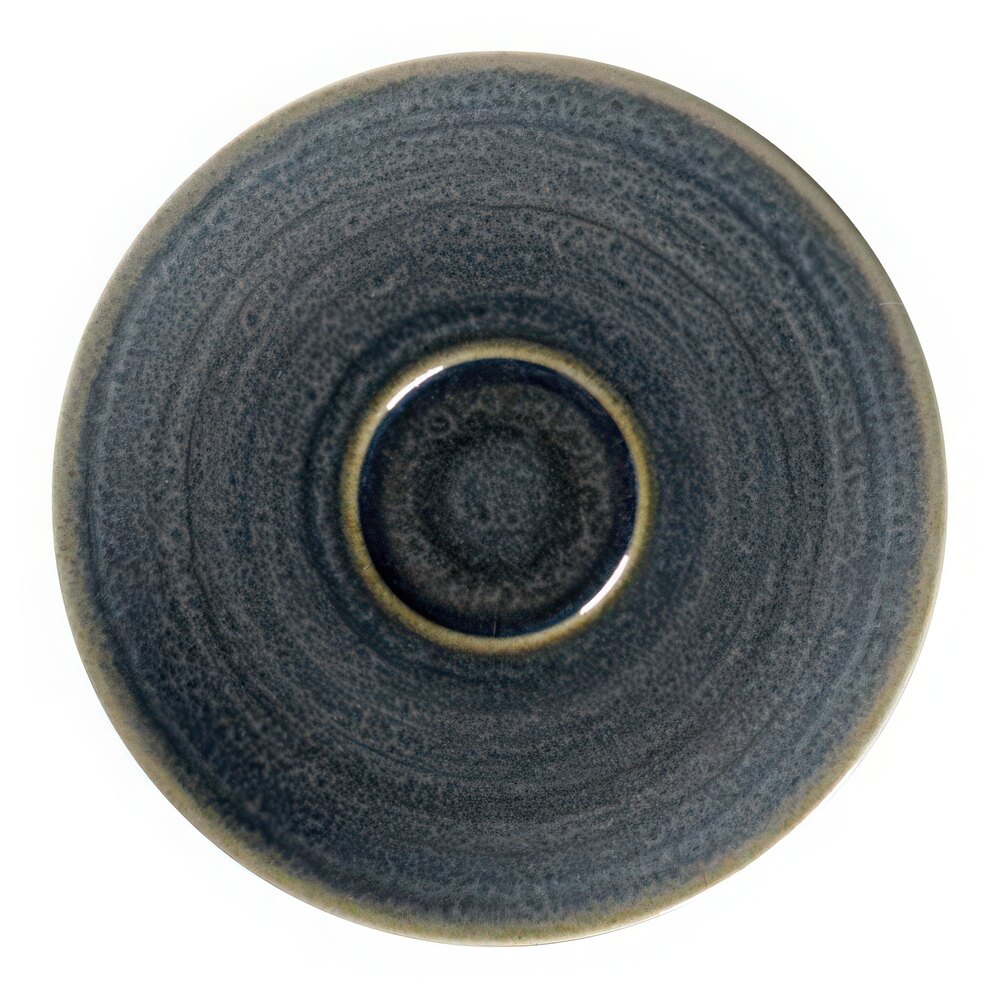 RAK Porcelain Rakstone Spot 5 1/8" Jade Porcelain Espresso Cup Saucer ...