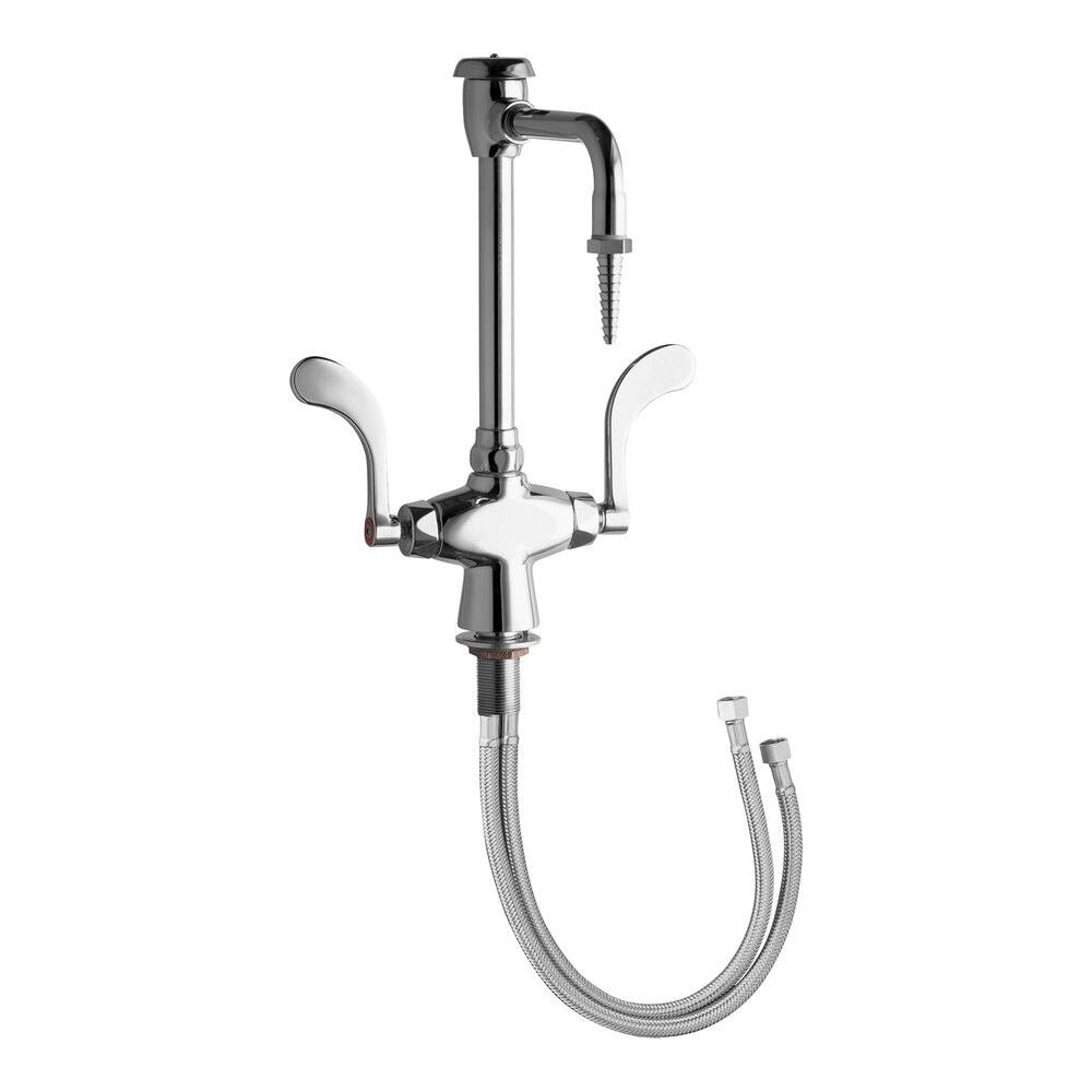Chicago Faucets 930-VR317XKCP Deck-Mounted Single-Hole Laboratory ...