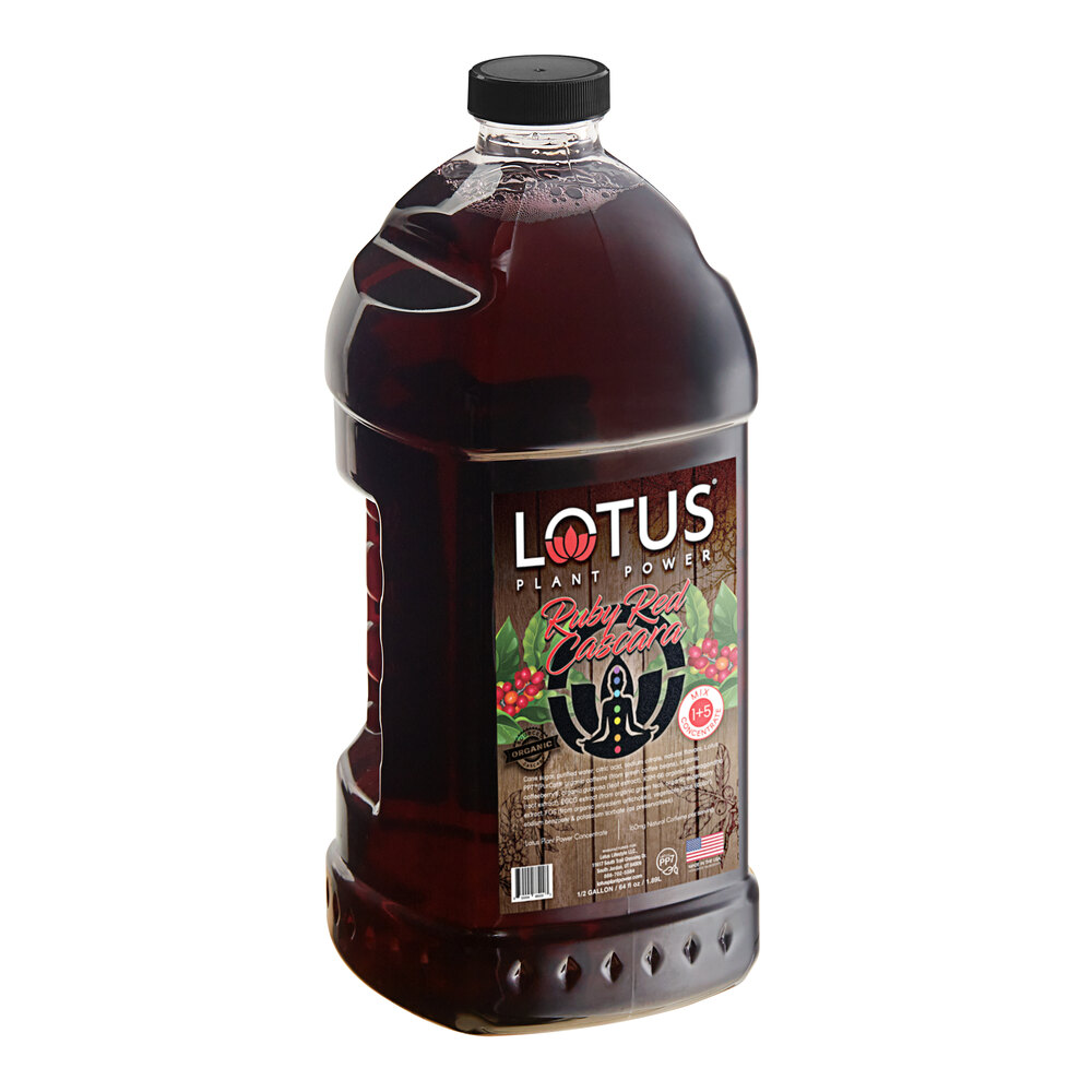 Lotus Plant Energy Ruby Red Cascara 5:1 5:1 Energy Concentrate 64 fl. oz.