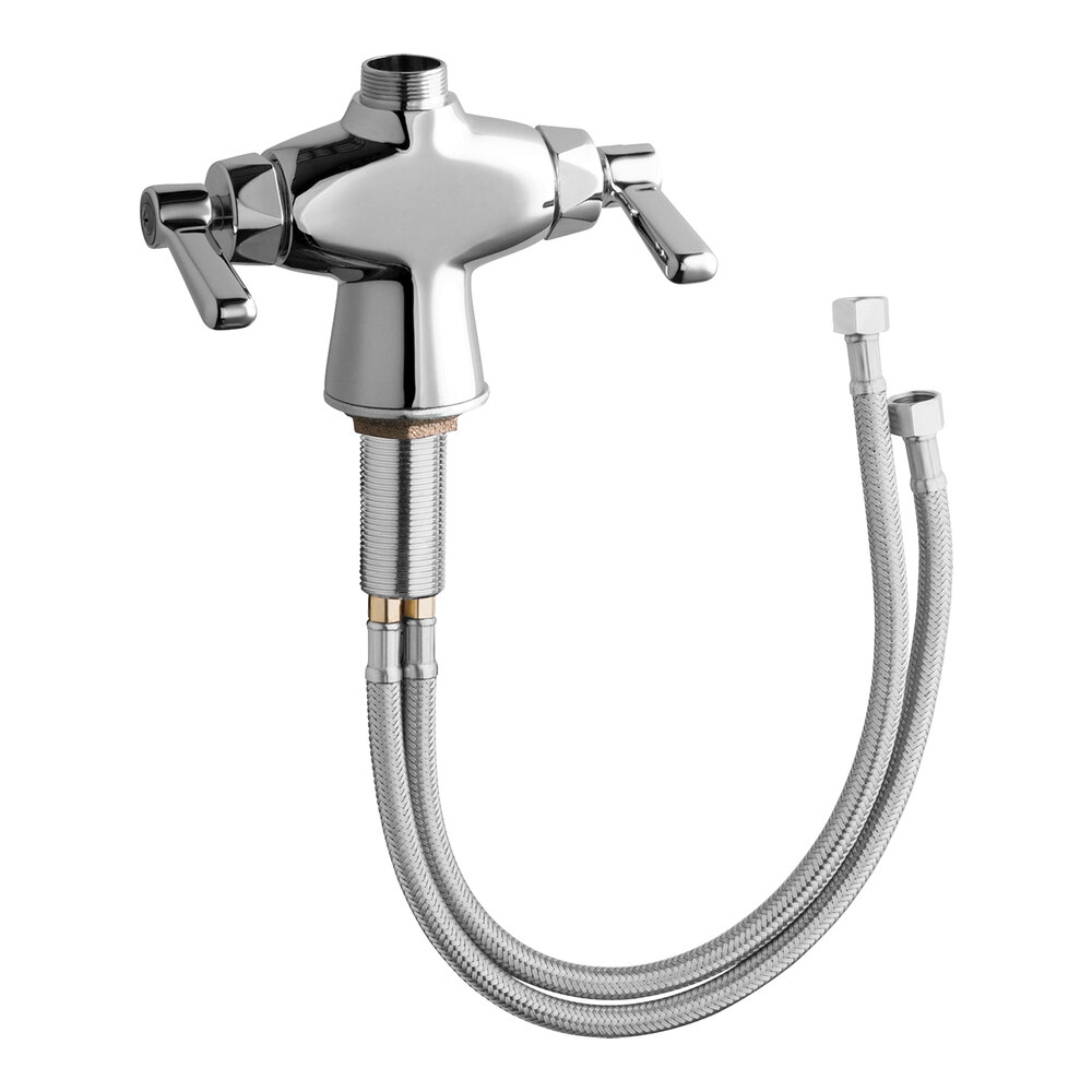 Chicago Faucets 50-LESAB Deck-Mounted Spoutless Faucet with 2 3/8 ...