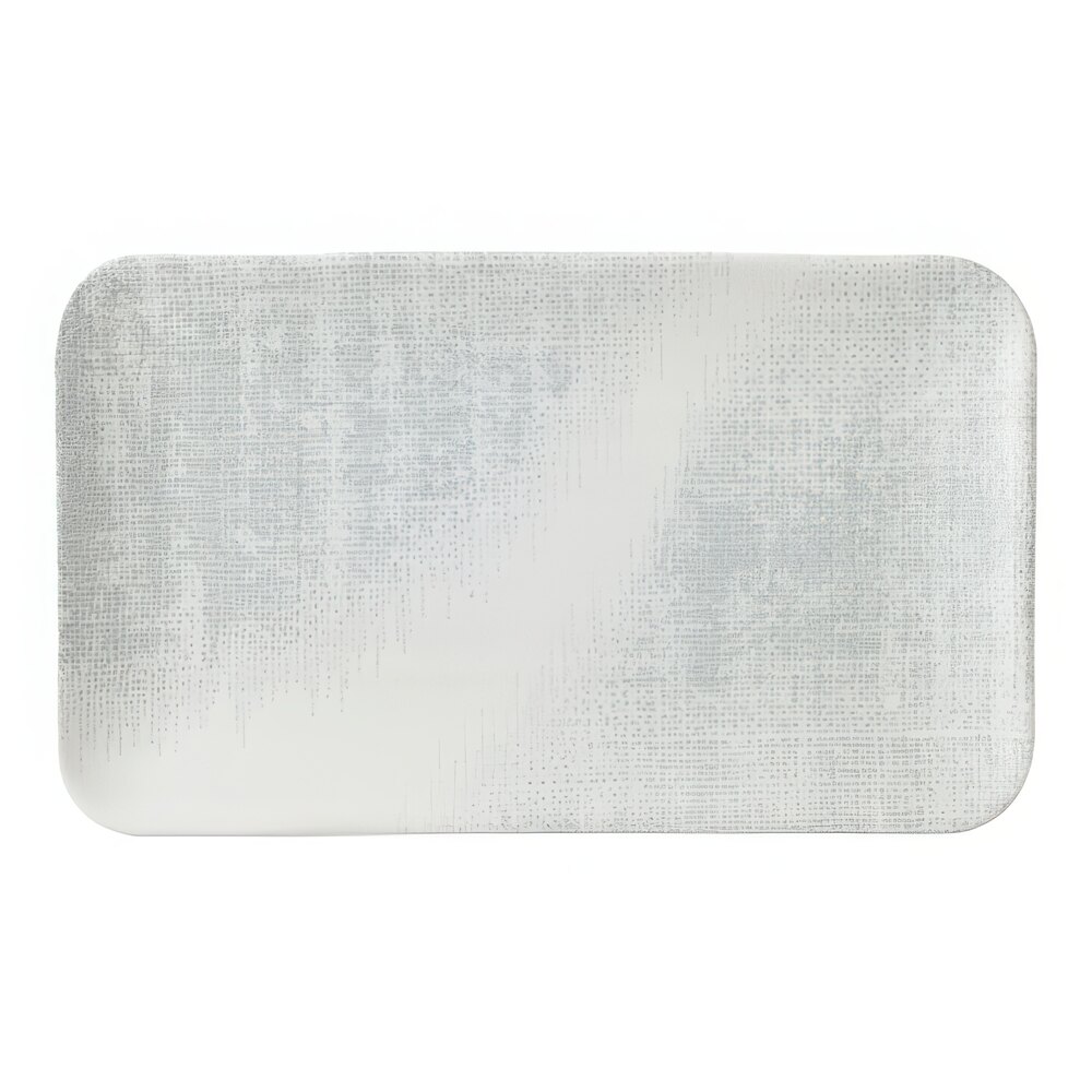 Dudson Maker's Jute 10 5/8 x 6 1/4" Gray Rectangular China Plate by Arc ...