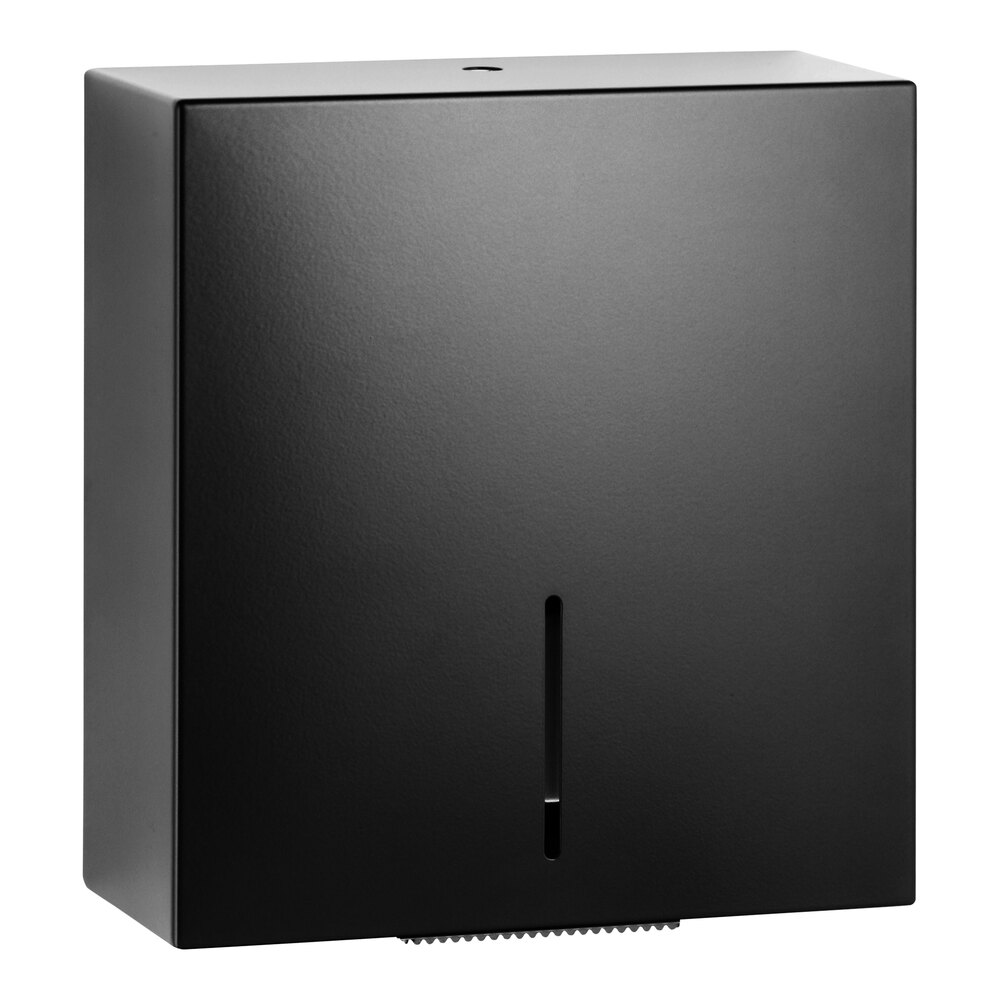 Bobrick Fino B-9890.MBLK Surface-Mounted Stainless Steel Single Jumbo ...