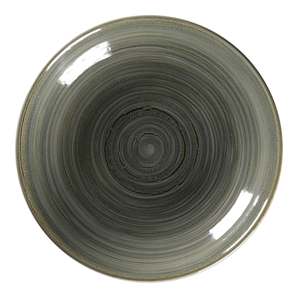 RAK Porcelain Rakstone Spot 11 13/16" Peridot Porcelain Deep Coupe ...