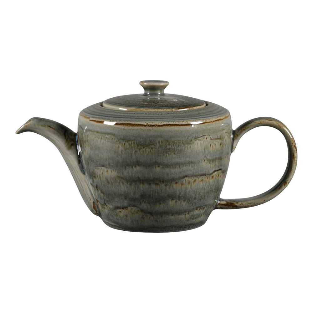RAK Porcelain Rakstone Spot 13.55 oz. Peridot Porcelain Tea Pot with ...
